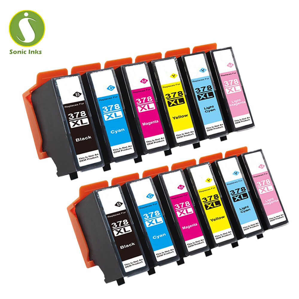 378 XL INK CARTRIDGE FIT FOR EPSON XP-8700 XP-8600 XP-8500 XP-8505 XP ...