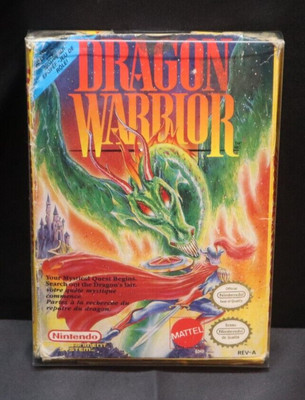 Dragon Warrior (Nintendo NES) CIB Tested *Rough Box and Manual (Missing ...