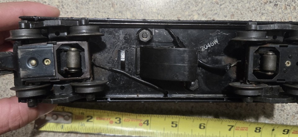 Lionel 2046 Hudson 4-6-4 Steam Engine W/ 2046w Tender Car Black Vintage ...