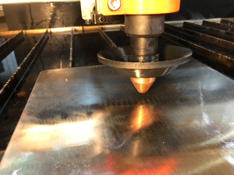 Splash View Spark Shield Fits Hypertherm 45XP/65/85.. Langmuir machine ...