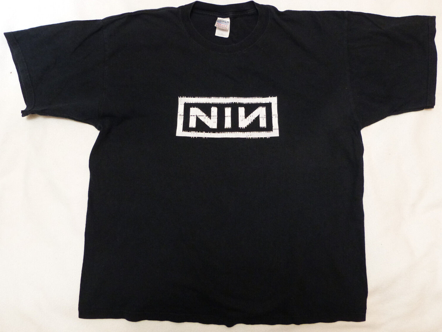 NINE INCH NAILS NIN VINTAGE 1998 SHIRT GILDAN HEAVY W… - Gem