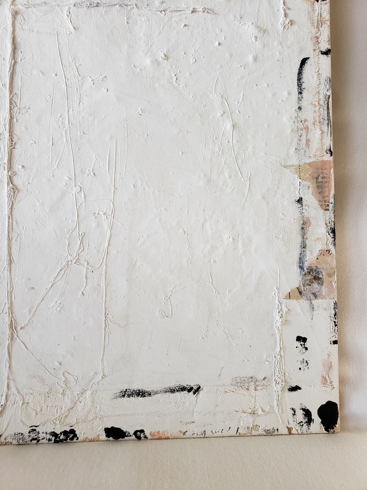 Original Abstract Minimal Textured Painting On Reclaimed Wood By K.A ...