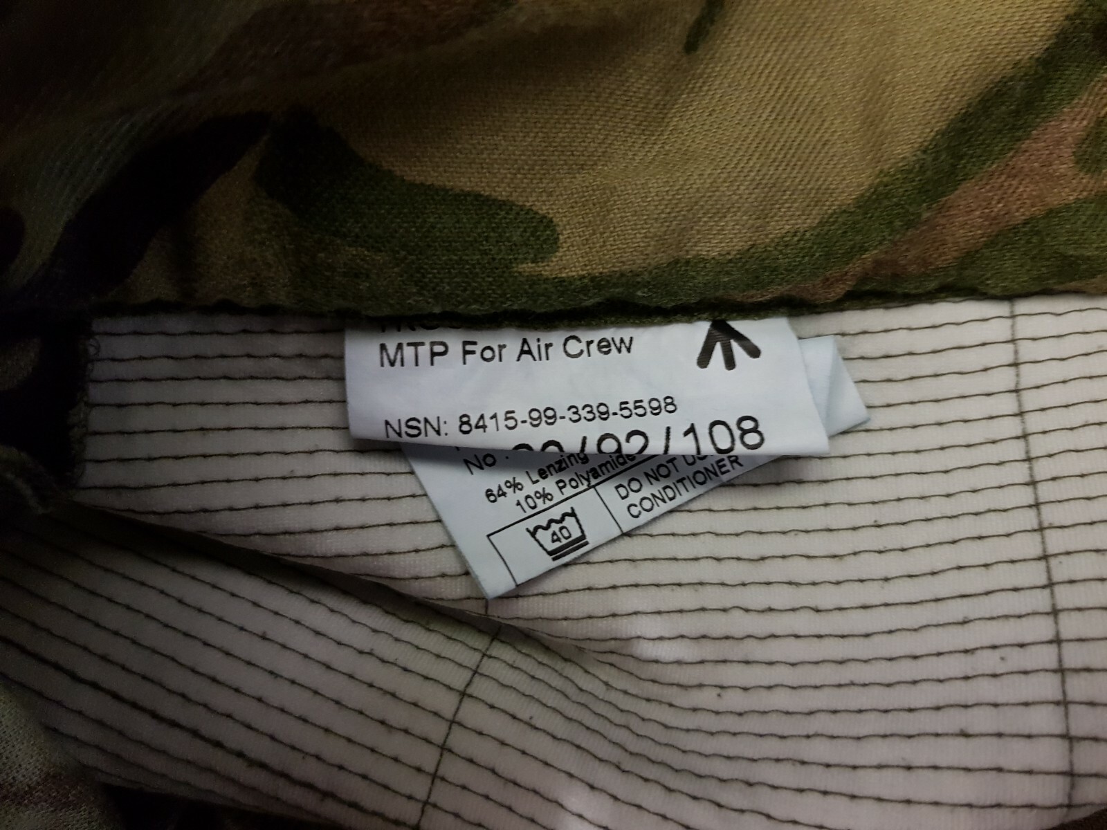 RARE British RAF SAS Issue MTP Multicam FR Air Crew Combat Trousers NK ...