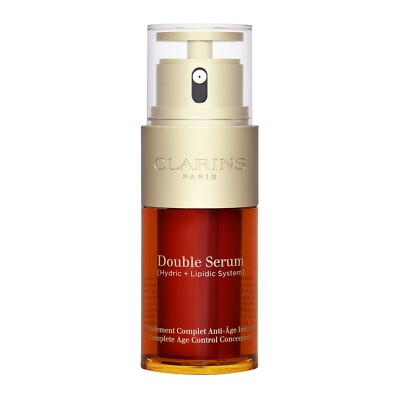 Clarins Double Serum [Hydric + Lipidic System] Complete Age Control ...