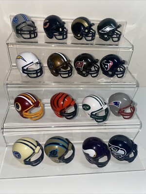 Lot of 16: Riddell NFL Football Pocket Pro Mini Helmet Collection | eBay