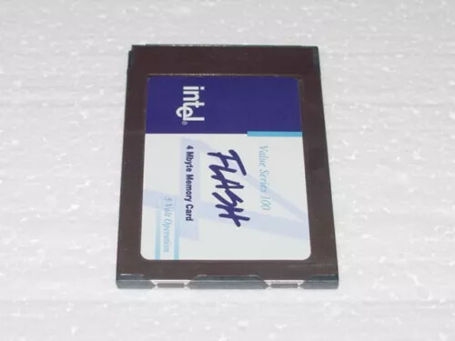 INTEL 4MB Séries 100 Flash Carte Pcmcia iMC004FLSC-10 5VOLT " Neuf " | eBay