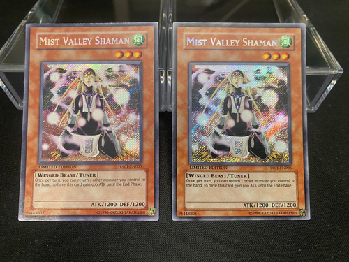 Yugioh TCG - x2 Mist Valley Shaman (HA01-EN005, MP) | eBay