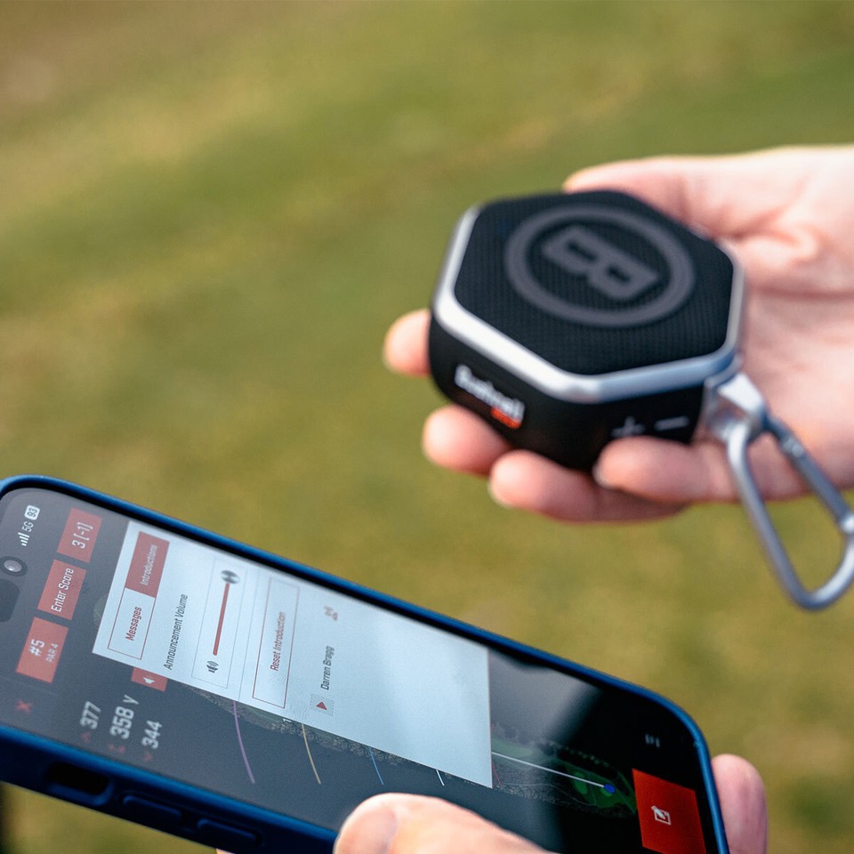 Bushnell Wingman Mini Compact GPS Golf Speaker with 38,000+ Courses ...