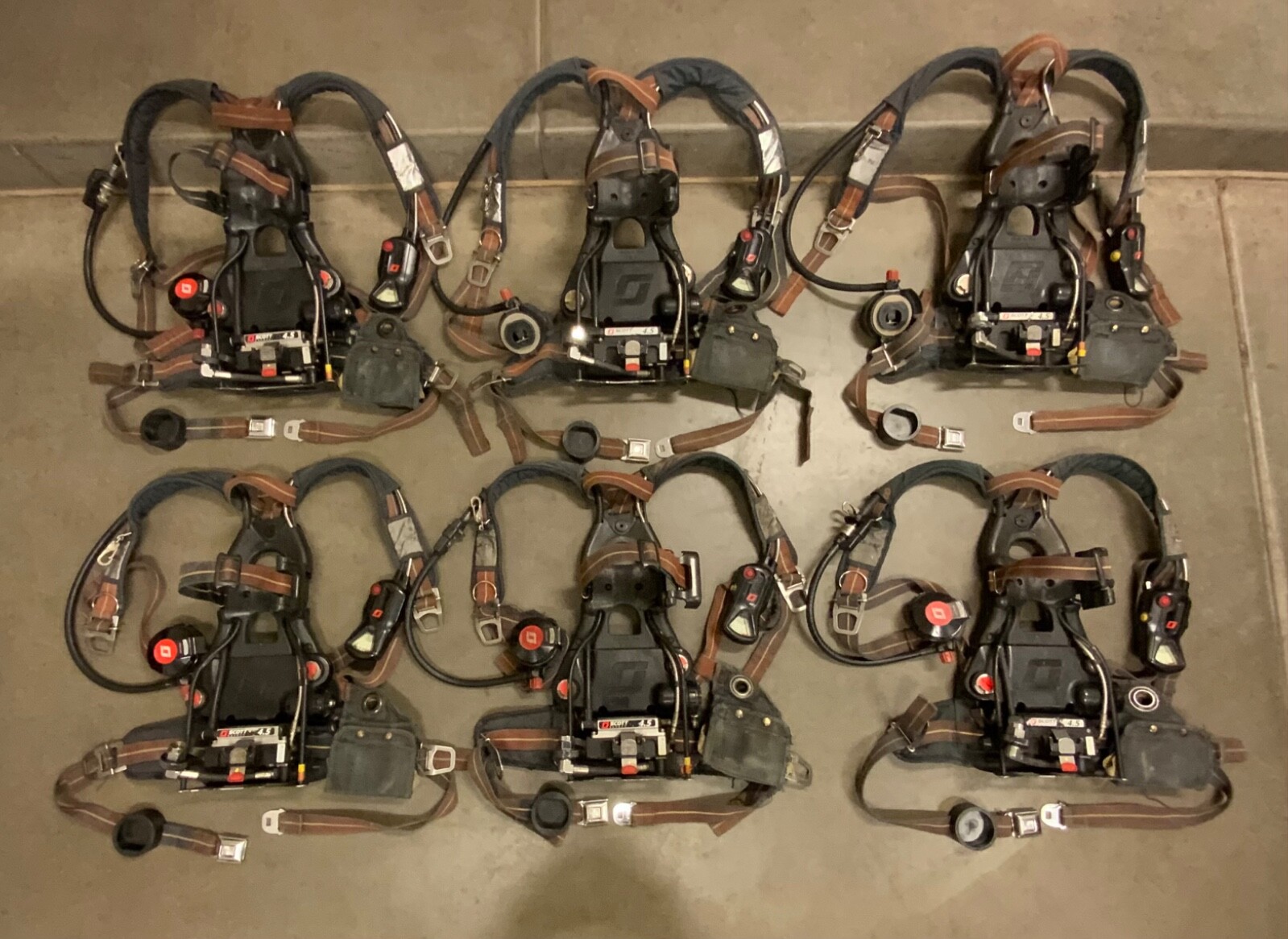 Scott 4.5 X3 CGA347 Connection CBRN SCBA Air Pak HUD Integrated PASS ...