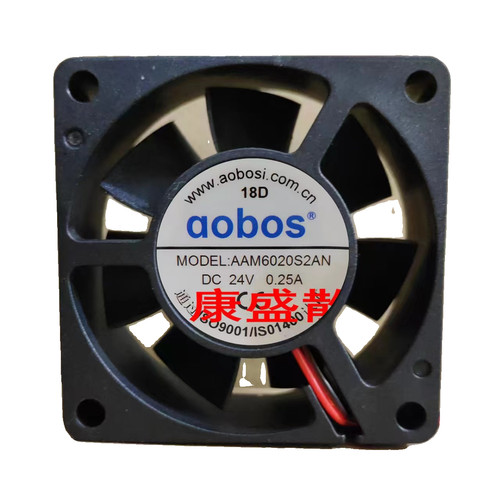 1 pcs aobos Fan AAM6020S2AN DC 24V 0.25A 6020 6CM 2 wire cooling fan | eBay