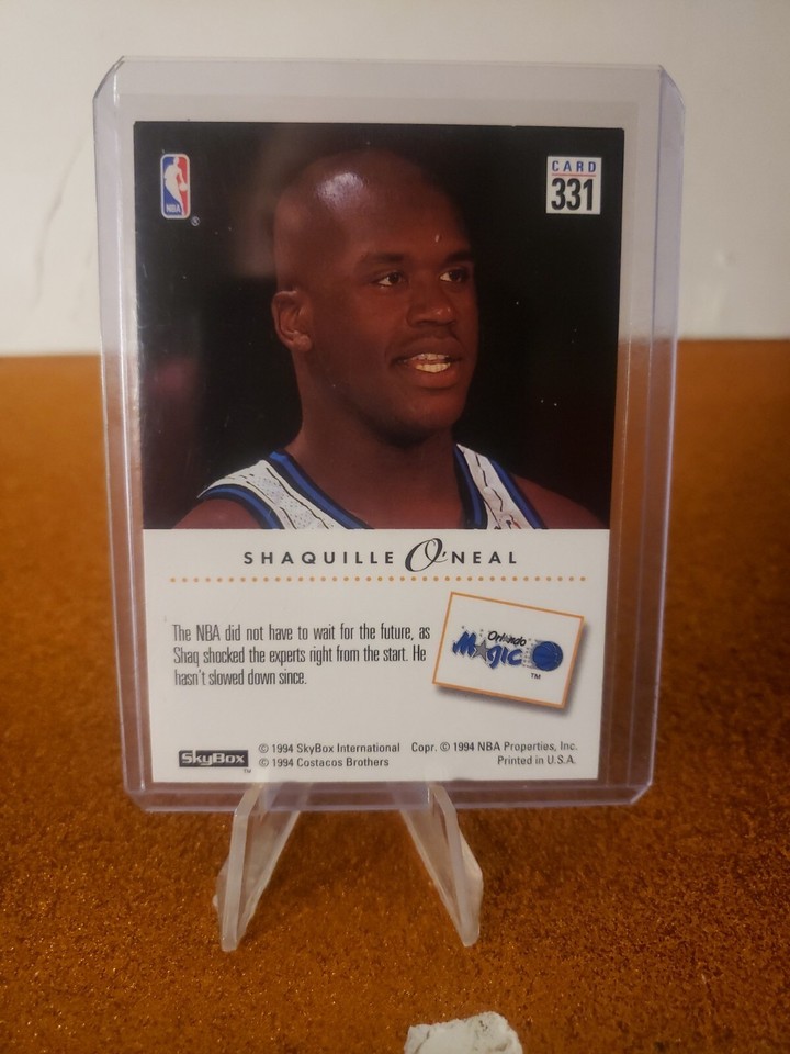 1994 Skybox Premium # 331 SHAQUILLE O'NEAL SHAQ Future Shock Orlando ...