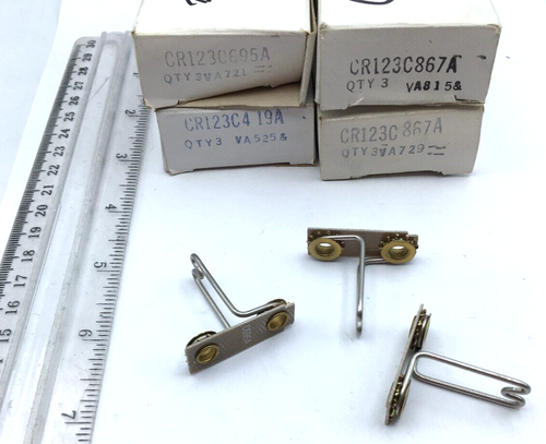 GE Lot of 4 (12) Overload Heater Element CR123C695A, CR123C419 ...