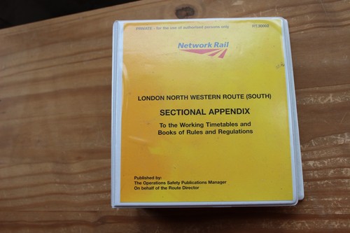 NETWORK RAIL SECTIONAL APPENDIX LONDON NORTH WESTERN (SOUTH) R4T30002 ...