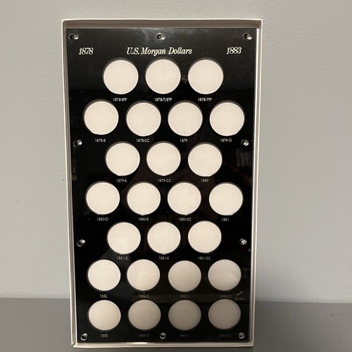 Capital Plastics Black Morgan Silver Dollar Holder All Dates 1878-1921 ...