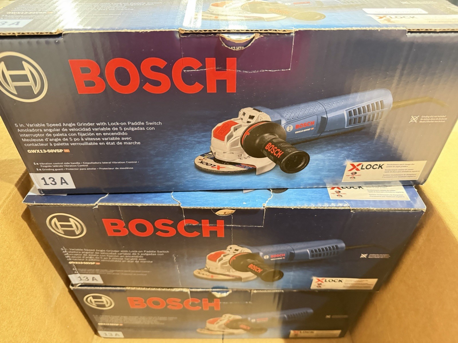 Bosch 5” Angle Grinder X-LOCK 13A – Variable Speed – Brand New