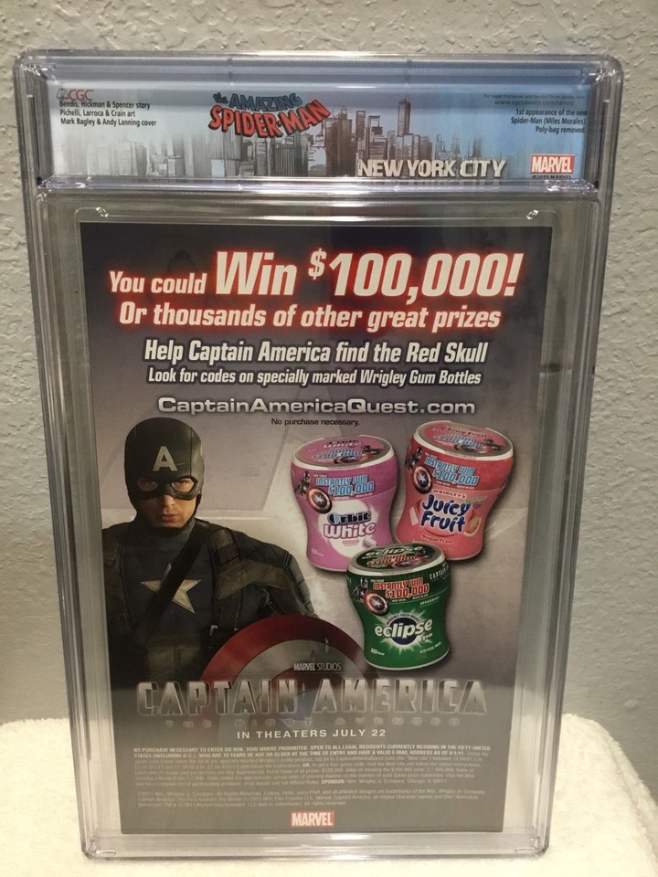 Ultimate Fallout 4 1st Appearance/1st Print Miles Morales CGC 9.4 ...