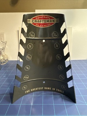 Vintage 1950's Craftsman Wall Wrench Display Holder 6 Teir Metal ...