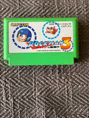 Rockman 3 Nintendo Famicom NES Capcom 1990 Mega Man Japanese Version ...