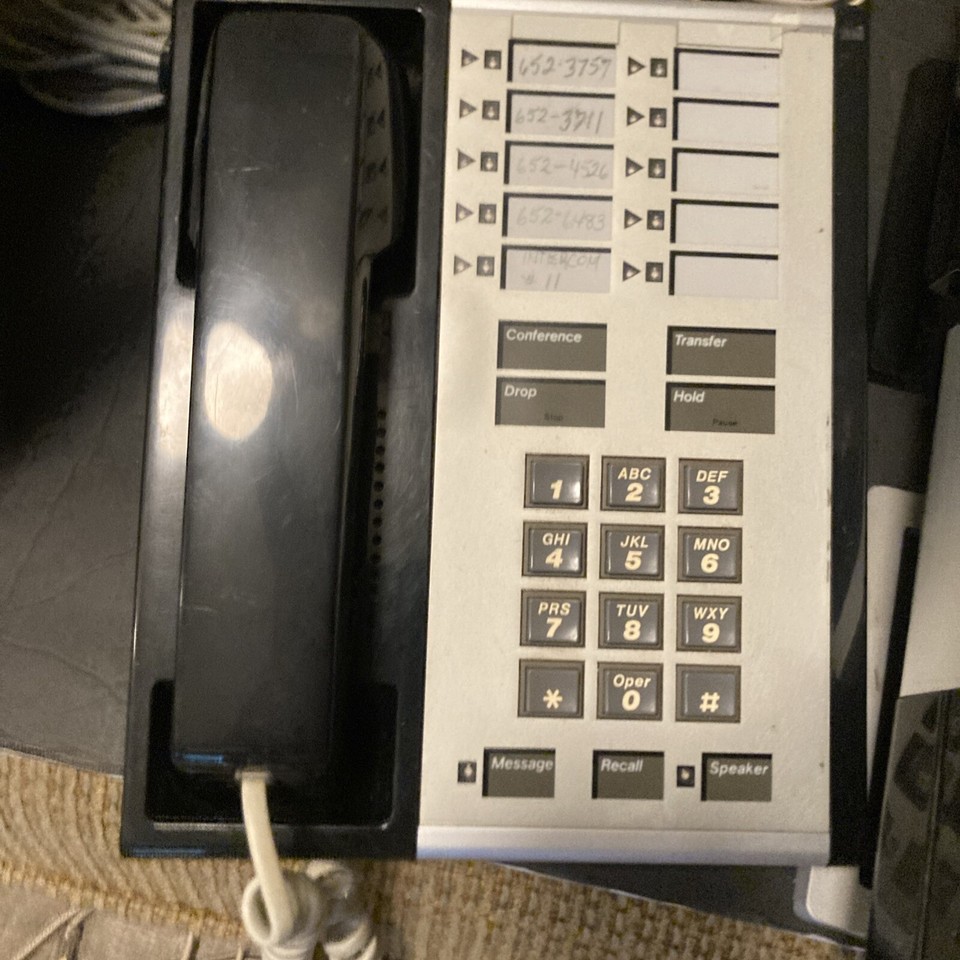 AT&T Merlin Phone System Bis-10 Phones 410 Control Box Complete System ...