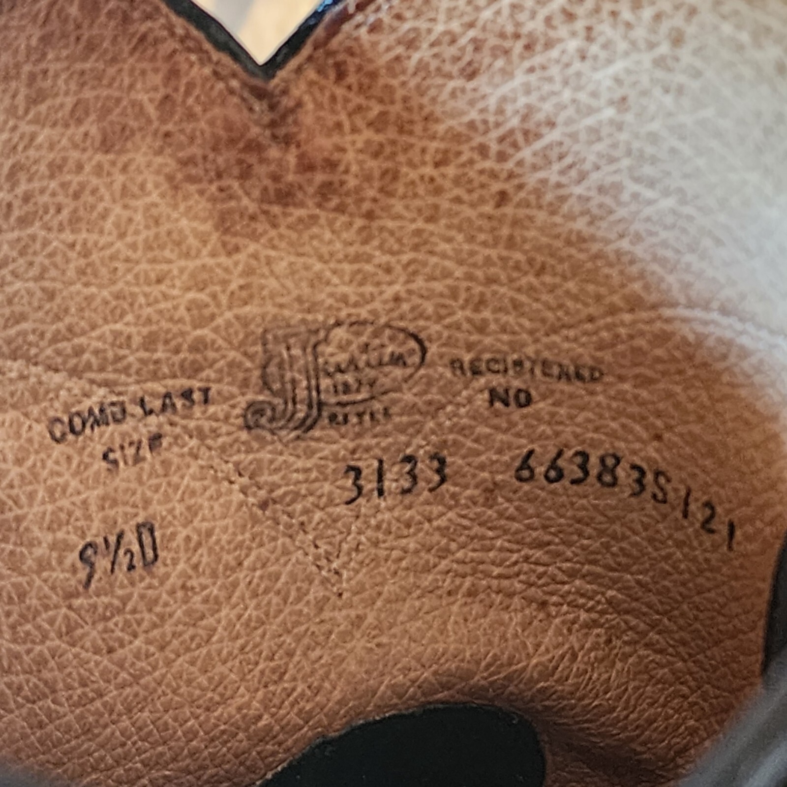 Justin Ropers 3133 Men's Black Cowboy Boots Size 9.5D | eBay