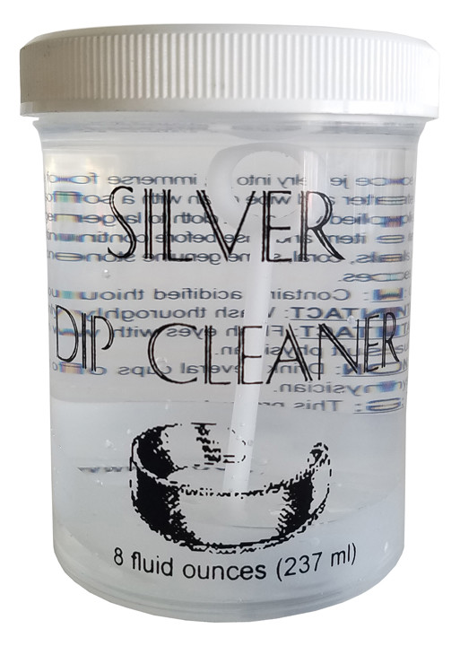 SILVER DIP CLEANER 8 ounces with basket 24 Jars(US155X24) | eBay