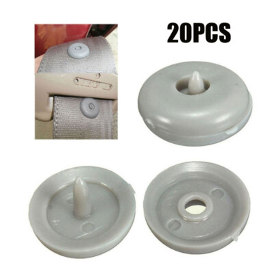20x POM Rivet Car Truck Seat Belt Buckle Anti Slip Stop Buttons Clips ...