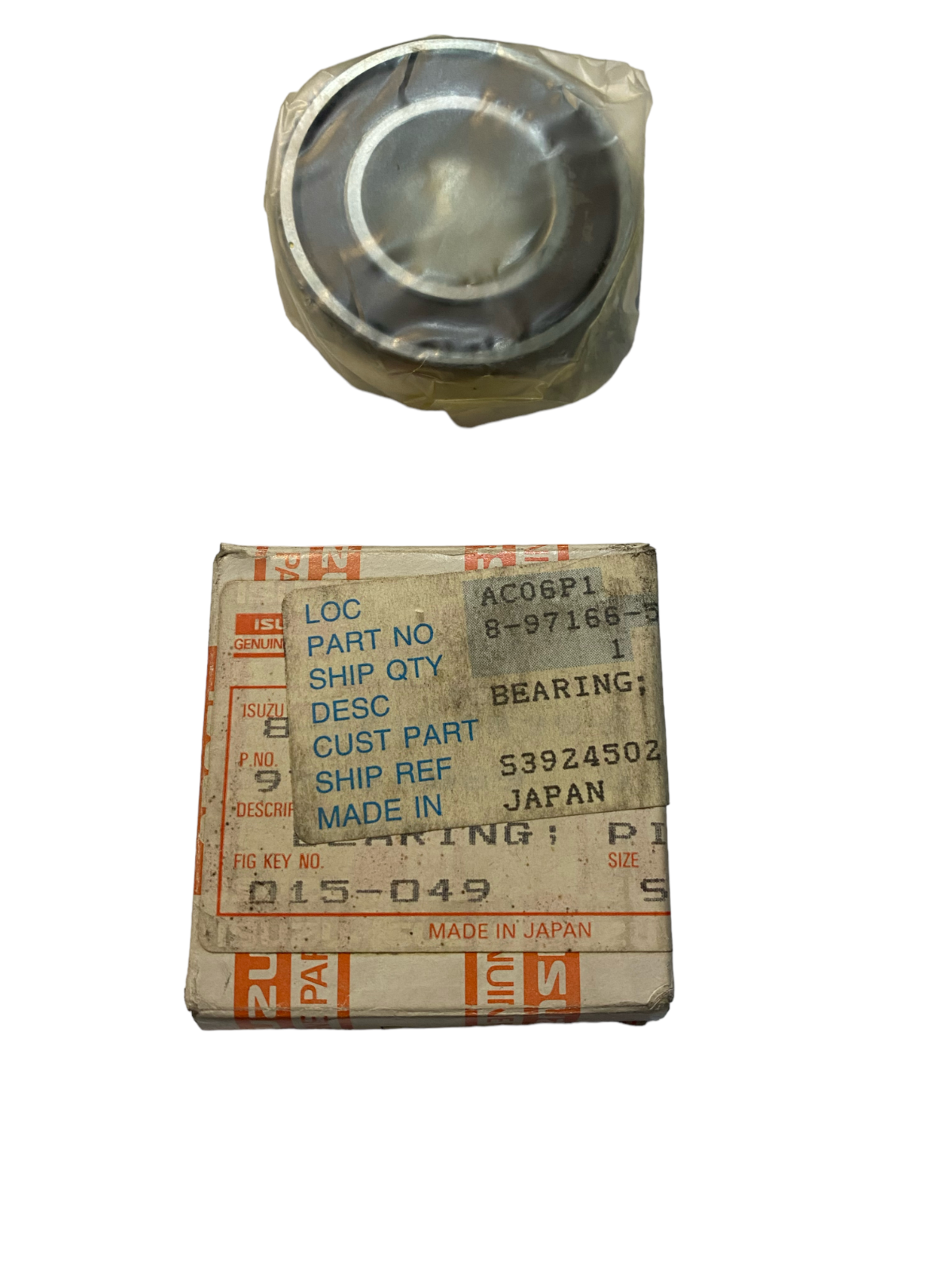 Isuzu 8-97166-589-0 Pilot Bearing Free Shipping | eBay