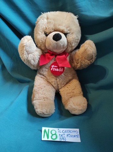 TRUDI: PELUCHE-PUPAZZO ORSO/TEDDY BEAR(N 8),BIONDO,MEDAGLIETTA, MADE IN ITALY