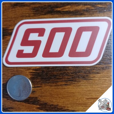 Soo Line Railroad laminated die-cut vinyl sticker | eBay