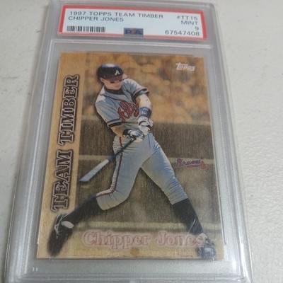 1997 Topps Team Timber TT 15 Chipper Jones Atlanta Braves MLB baseball ...