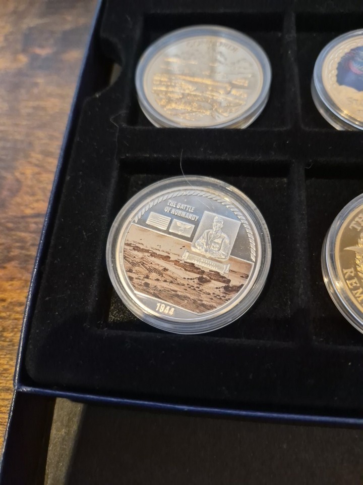 12 x 40mm Commemorative Coins + Display Box Mixed Lot LOT 2 | eBay UK