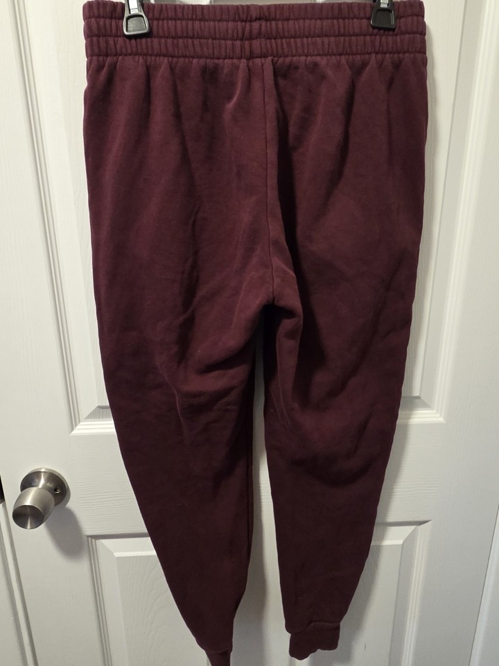 Mens UA Under Armour Gym Fleece Rival Joggers Pants Sweatpants Maroon ...