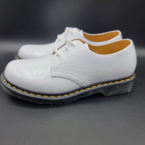 Doc Martens Croc Embossed Patent Leather Low Top Women's Shoe Size 9 ...