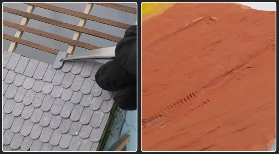 1/35 diorama European style house building assembly kit (Building only ...