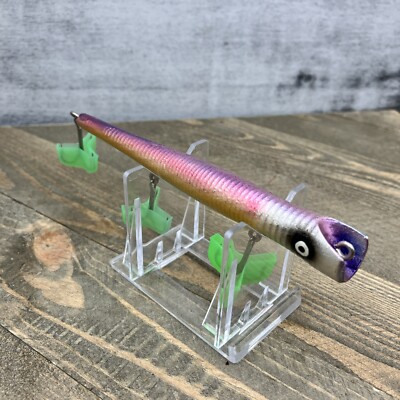Vintage MI Pencil Plastic Fishing Lure Bait Stick Pink Topwater Bass ...