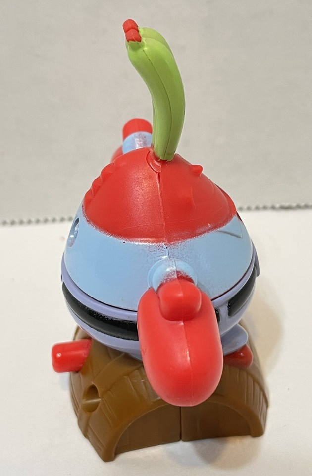 Rare Viacom SpongeBob Squarepants Mr Krab Action Figure Spring Action ...