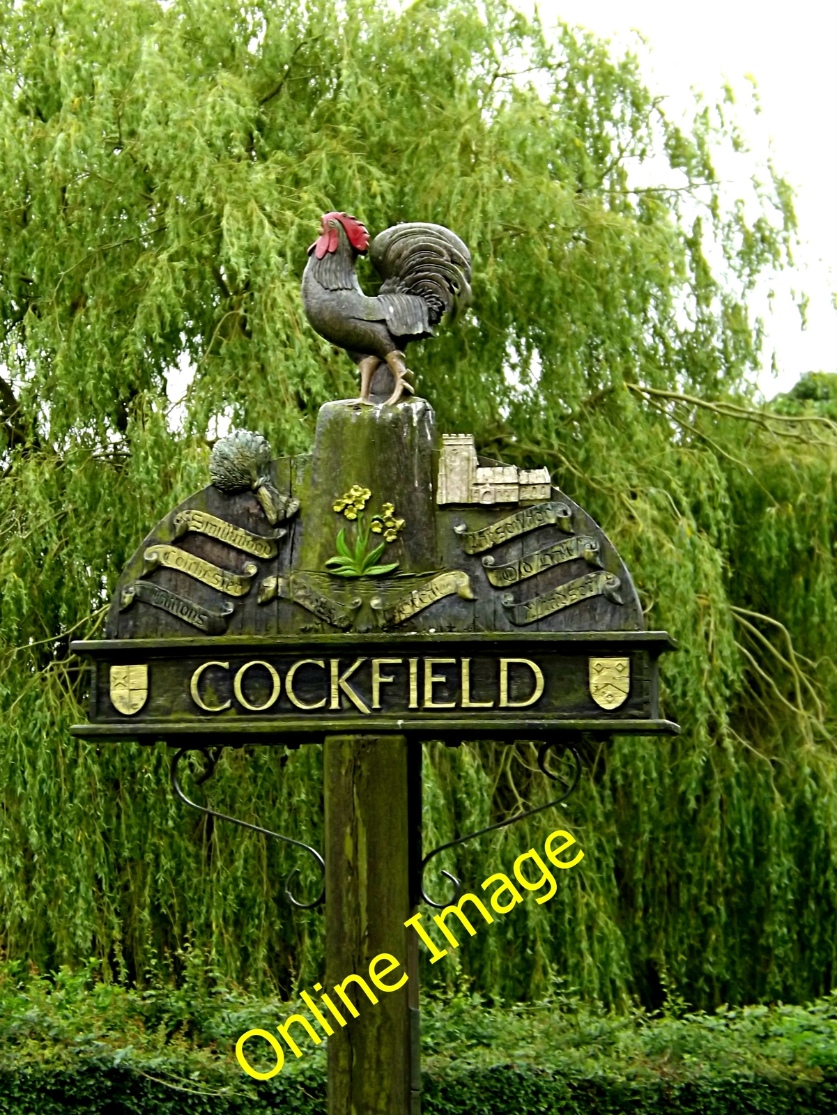 Photo 12x8 Cockfield Village sign Great Green/TL9155 Off Chapel Road(Cl ...
