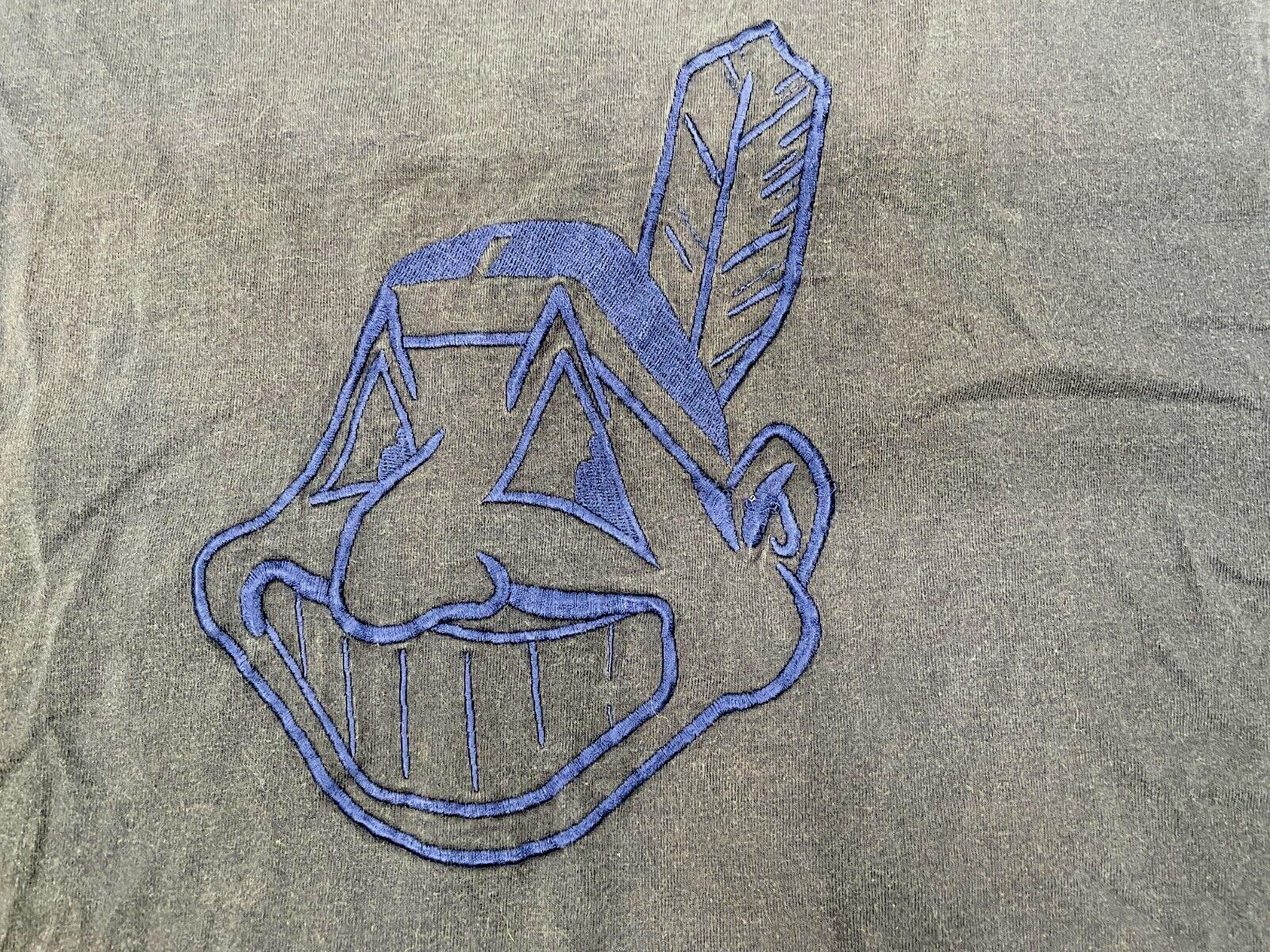 VINTAGE Cleveland Indians Chief Wahoo Embroidered Siz… - Gem