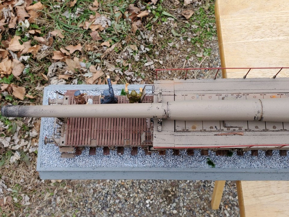 Leopold Krupp K5 German Railway Gun K5E Schlanke Bertha Plastic Model ...