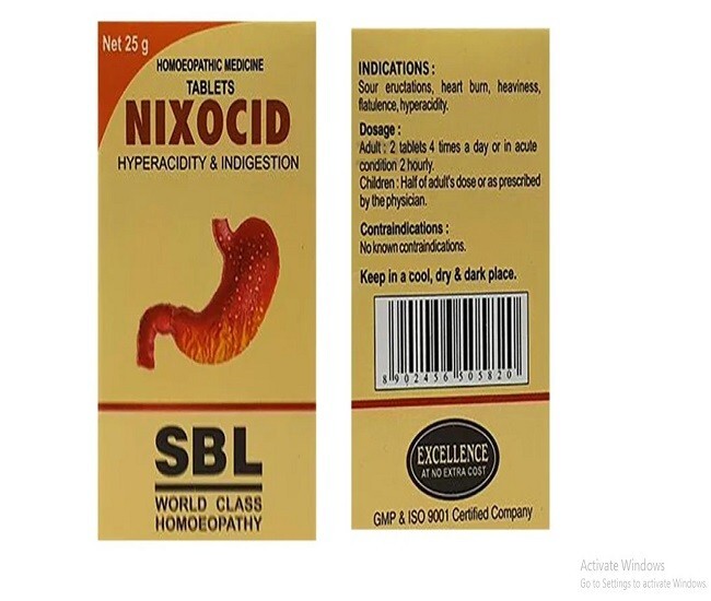 SBL Nixocid Tabs (25g) Homeopathic Free Shipping MN1 | eBay