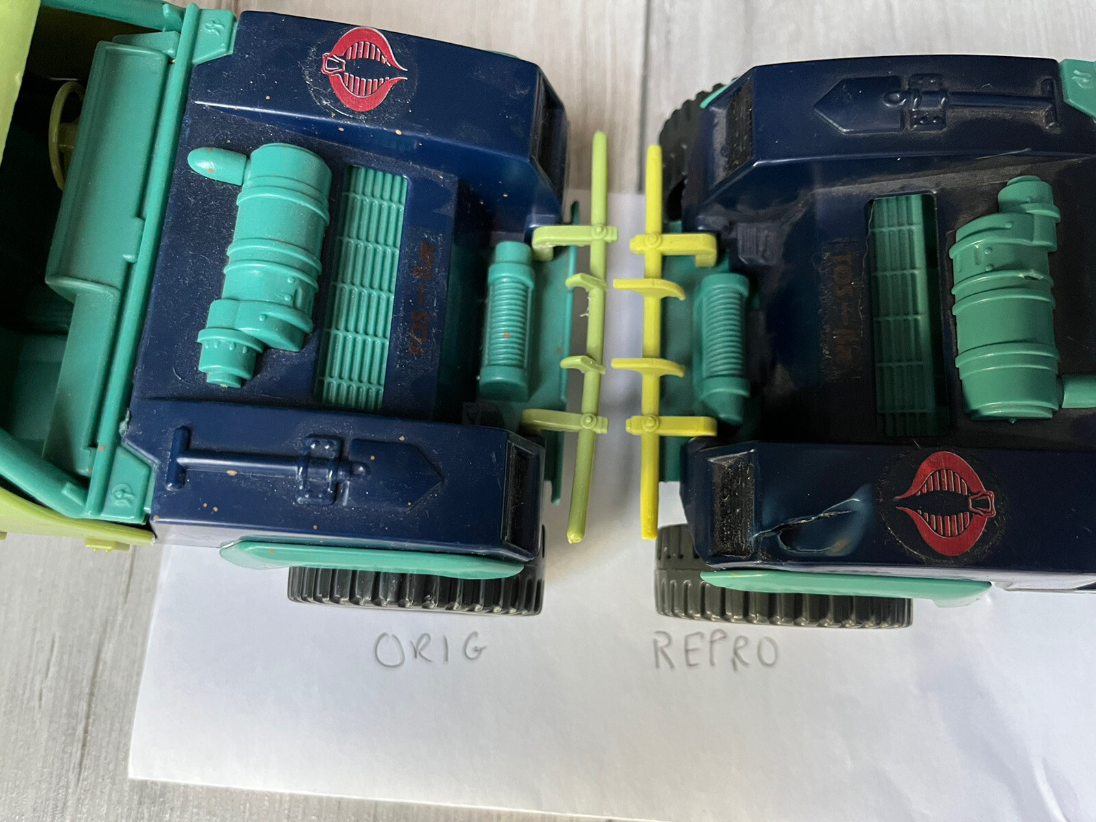 GI Joe Dreadnok Ground Assault Stinger Bumper Custom Color Changing ...