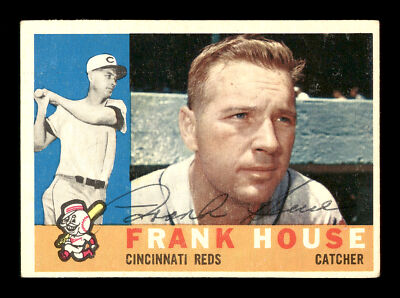 Frank House Autographed Signed Auto 1960 Topps Card #372 Cincinnati ...