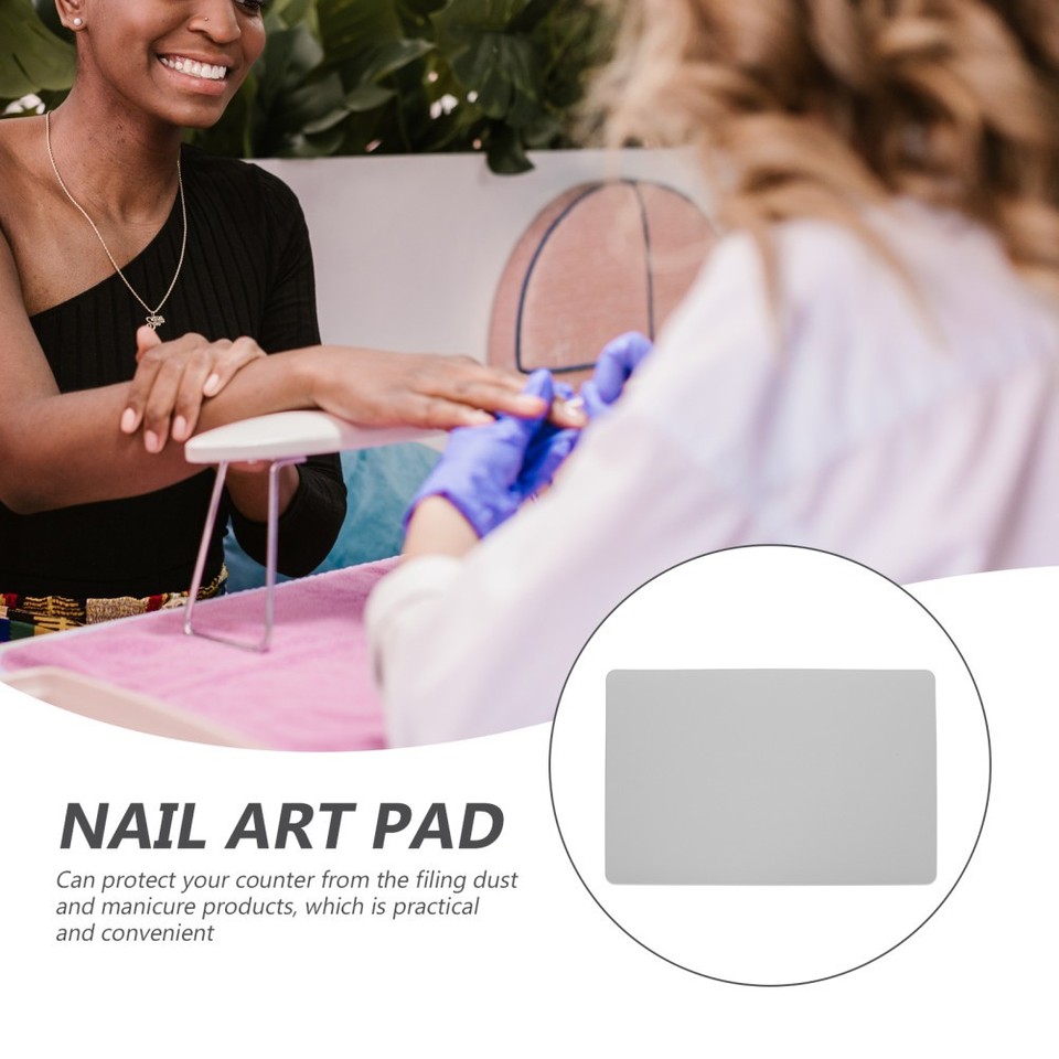 Comfortable Dual-Sided Nail Art Hand Cushion PU Manicure Table Mat ...