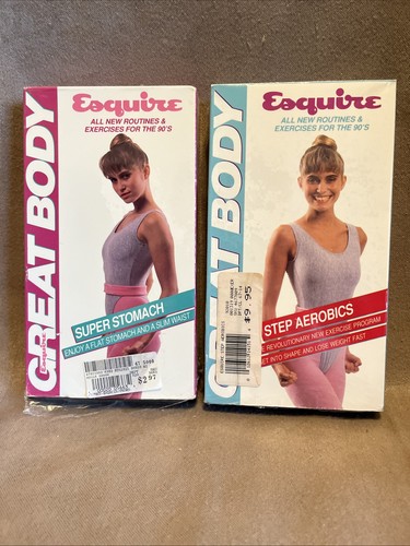 VTG VHS Tapes Lot of 2 Fitness Esquire & Denise Austin Exercise ...
