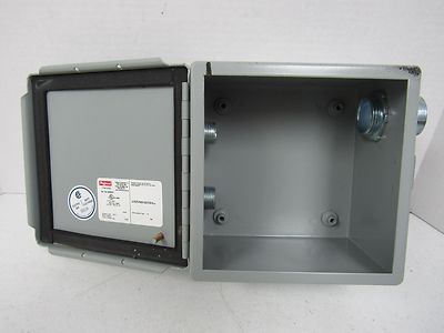 HOFFMAN A606CH ELECTRIC HINGED CUTOUT BOX ENCLOSURE TYPE 12 13 | eBay