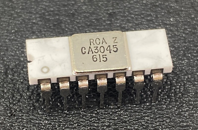 CA3045 - RCA - RF Small Signal Bipolar Transistor, 0.05A, 5-Element ...