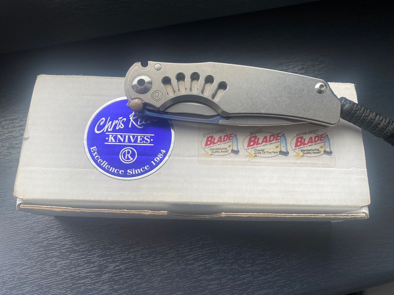 Chris Reeve Ti-Lock Knife Folding S35VN Blade Titanium Handle | eBay