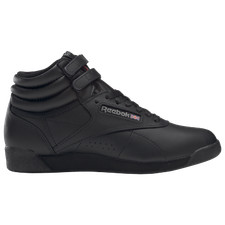 Size 12 - Reebok Freestyle High Triple Black W for sale online | eBay