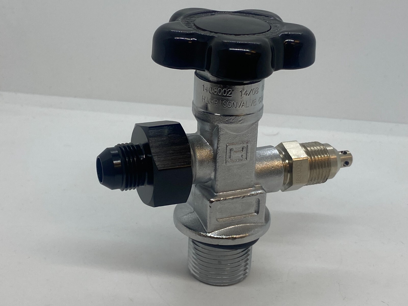 -8AN Nitrous Bottle Nut Adaptor CGA 660 for NOS Nitrous Bottle w ...