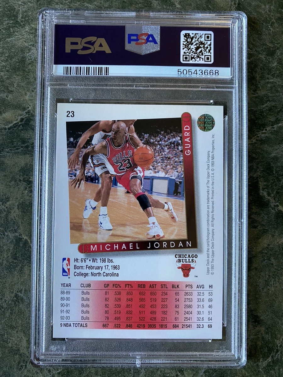 Michael Jordan 1993-94 Finest #1 PSA – Basketball Card